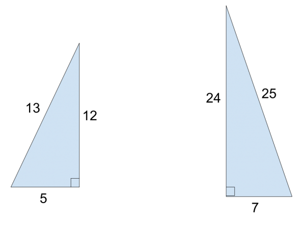 5-12-13 and -7-24-25 Triangle Identities Article - Apex GMAT