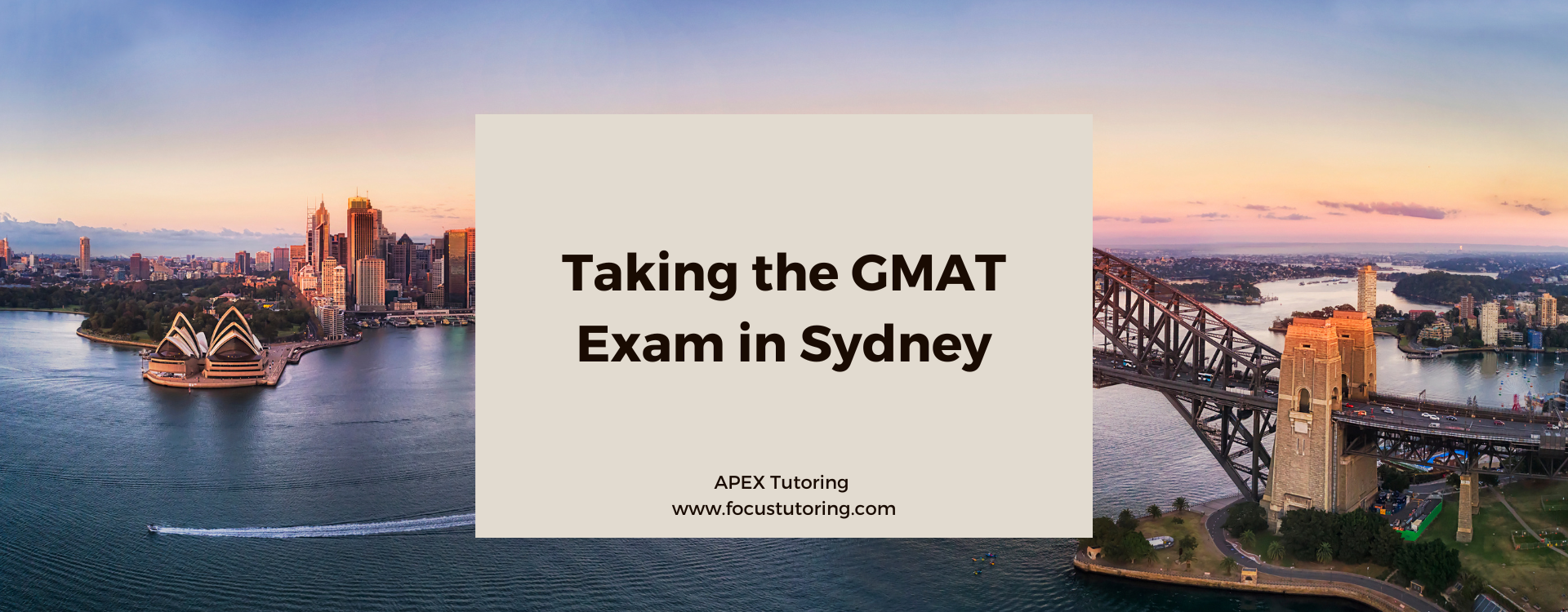 GMAT in Sydney - Test Day Info & Instructions - Apex GMAT