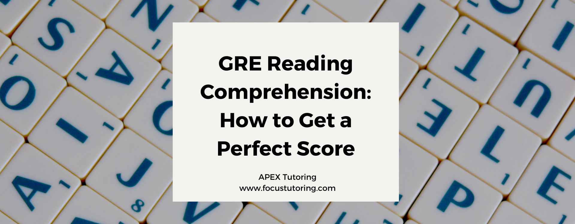 GRE Reading Comprehension - ApexGMAT